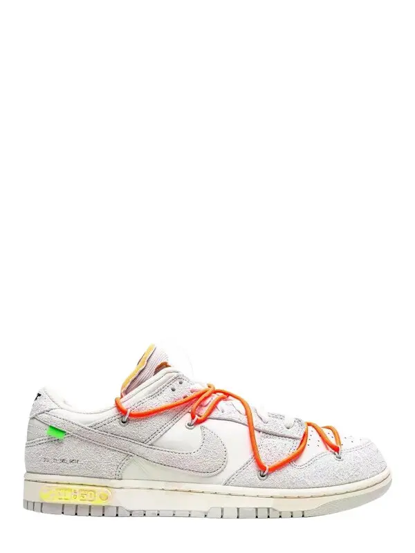 Nike X Off White Dunk Low Lot 11 Sneakers - Neutrals