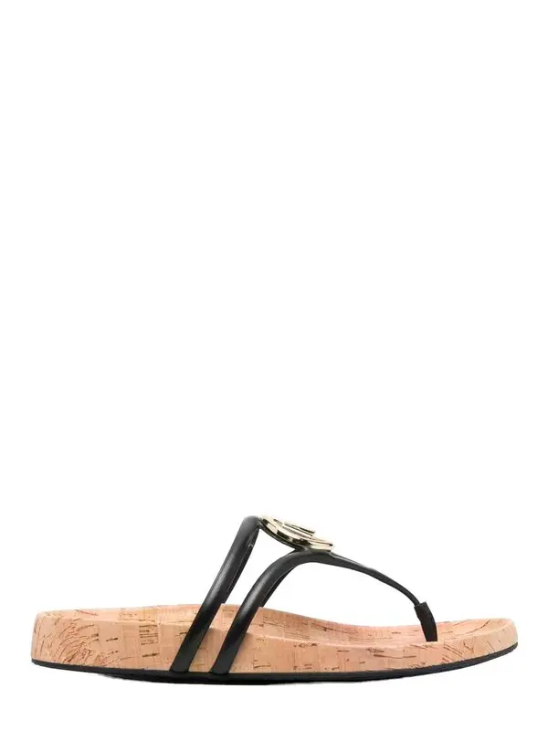 Michael Kors Hampton Flip-flop Sandals - Black