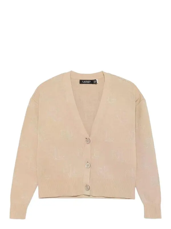 Ralph Lauren Logo-jacquard Cardigan - Brown