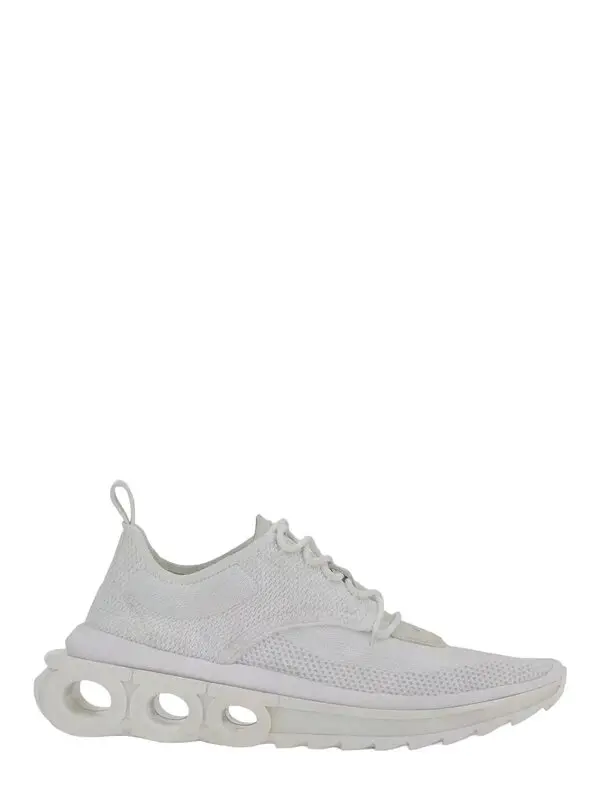 FERRAGAMO Gancini Detail Sneakers - White