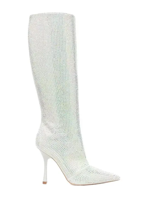 Liu Jo X Leonie Hanne Knee-high Rhinestone Boots - Grey