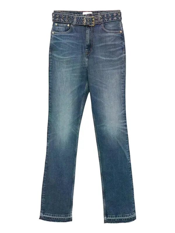 GANNI Future Carri Straight-leg Jeans - Blue