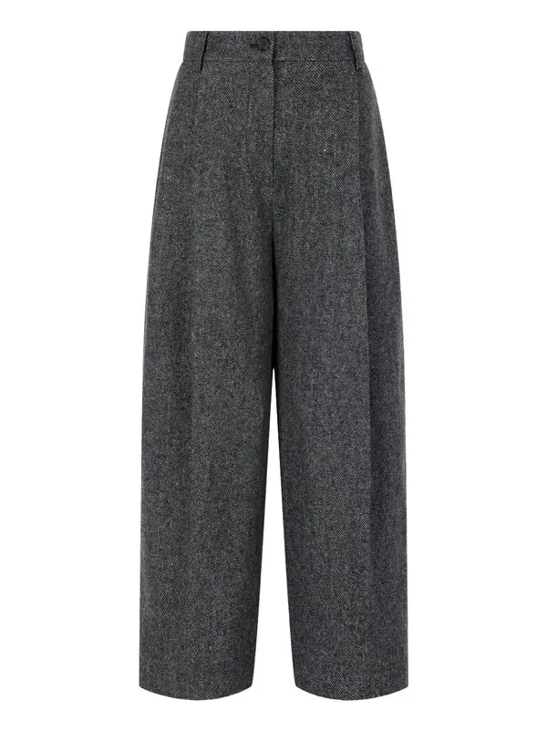 STUDIO TOMBOY Straight-leg Trousers - Black