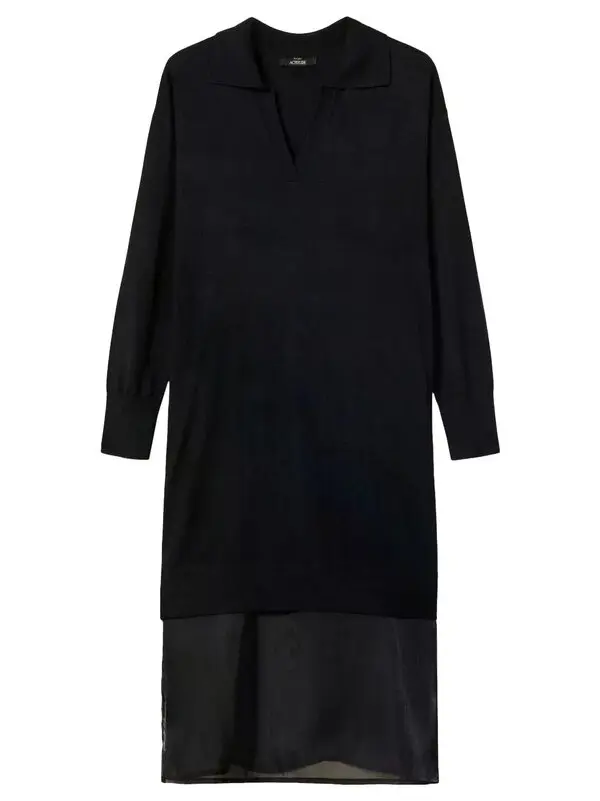 TWINSET Knitted Midi Dress - Black