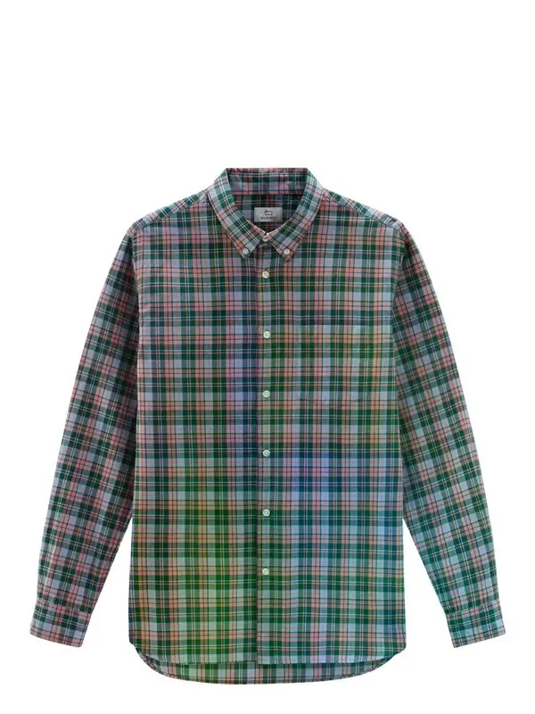 Woolrich Check-print Cotton Shirt - Green