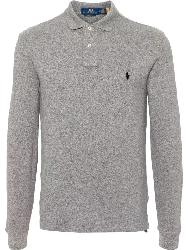 Polo Ralph Lauren Polo-pony-motif Polo Shirt - Grey