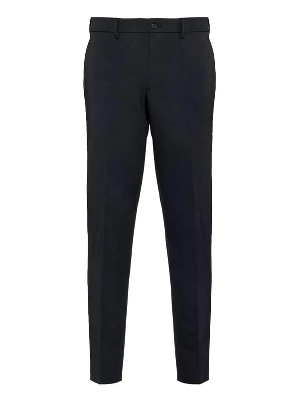 Prada Cropped Tailored Trousers - Black