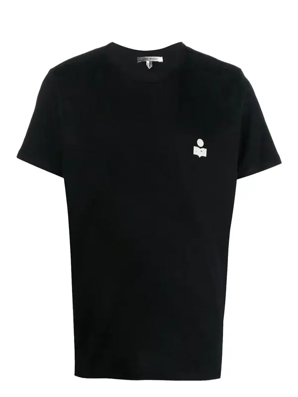 MARANT Zafferh Logo-print T-shirt - Black