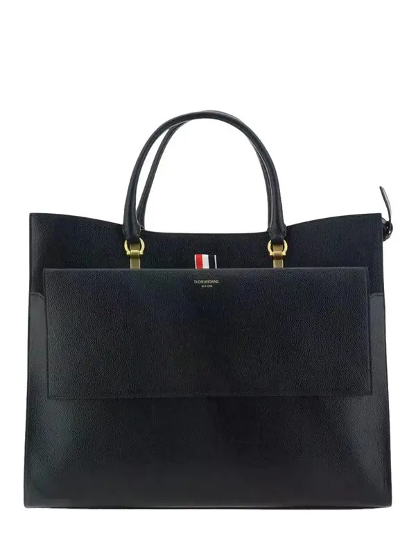 Thom Browne Large Duet Tote Bag - Black