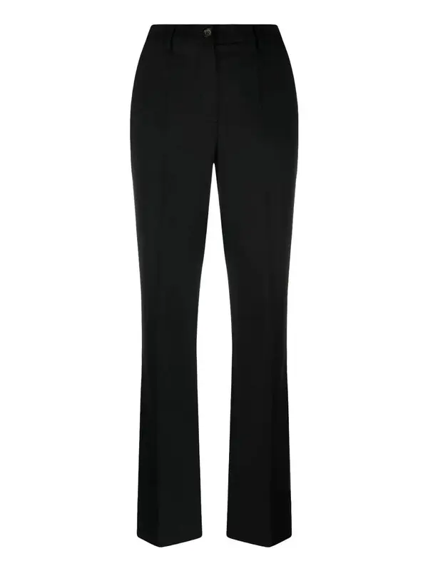 P.a.r.o.s.h Mid-rise Flared Trousers - Black