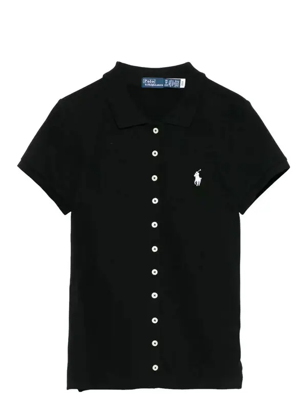 Polo Ralph Lauren Polo Pony-embroidered Shirt - Black