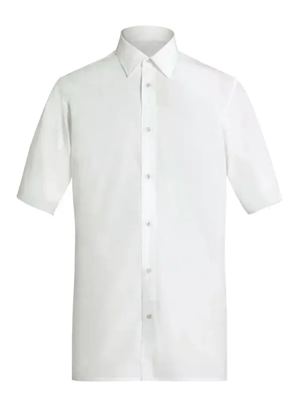 MAISON MARGIELA Four-stitch Short-sleeve Shirt - White