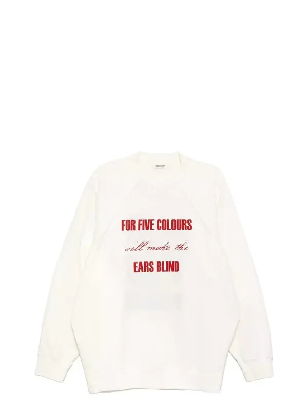 Undercover Graphic-print Crewneck Sweatshirt - White