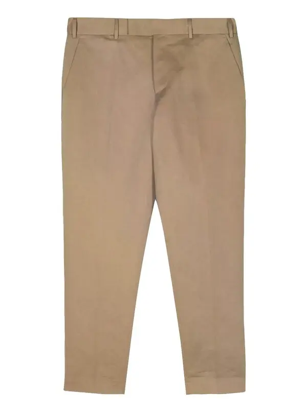 PT TORINO Rebel Cropped Trousers - Brown