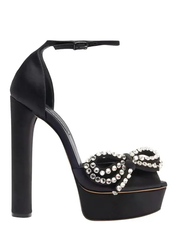 Casadei 140mm Judith Sandals - Black