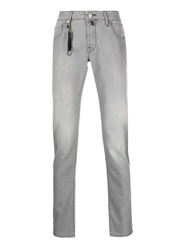 Incotex Regular Straight-leg Jeans - Grey
