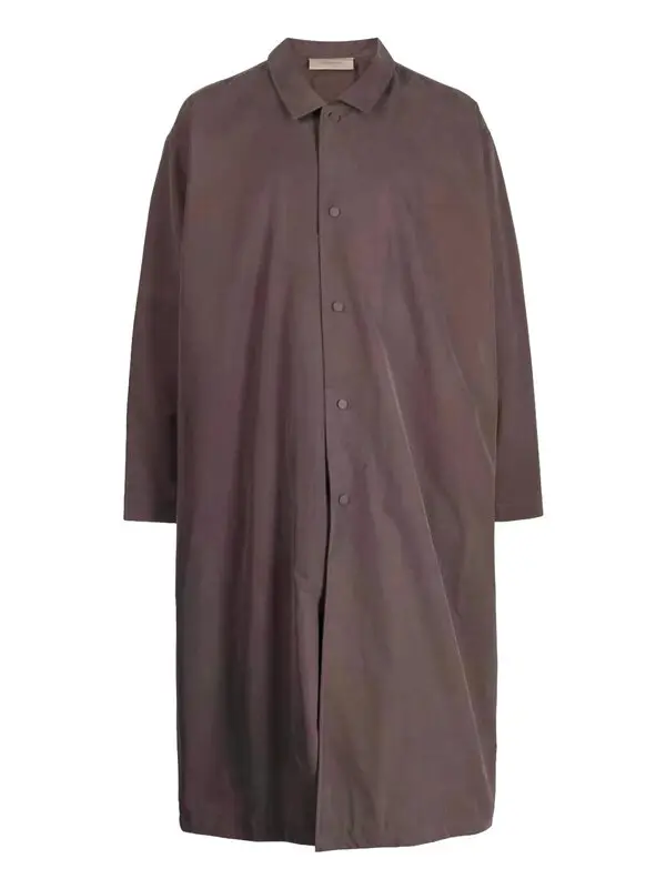 Fear Of God Twill-weave Single-breasted Coat - Brown