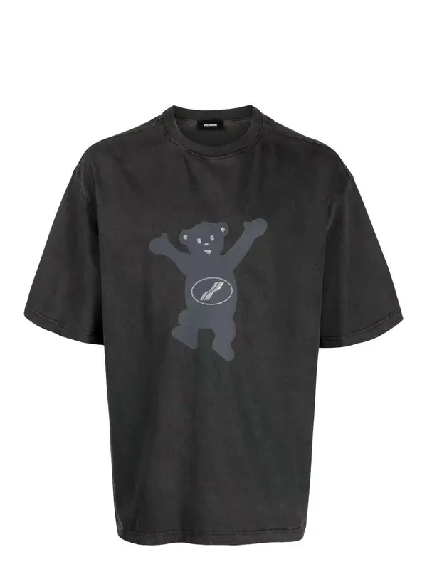 We11Done Graphic-print Cotton T-shirt - Grey