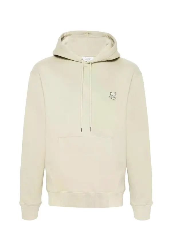 Maison Kitsuné Fox-motif Hoodie - Green
