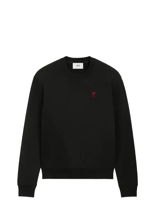 AMI Paris De Coeur" Sweatshirt - Black