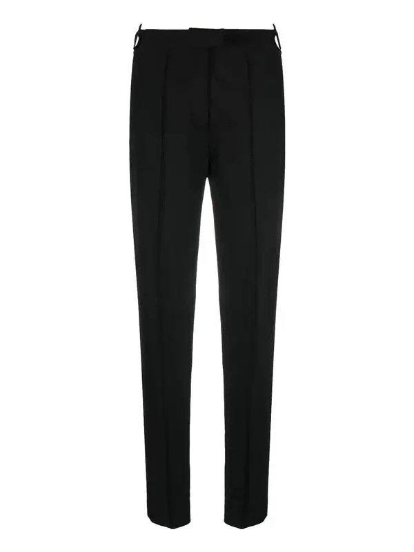 NENSI DOJAKA Cut-out Detailing Slim-fit Trousers - Black
