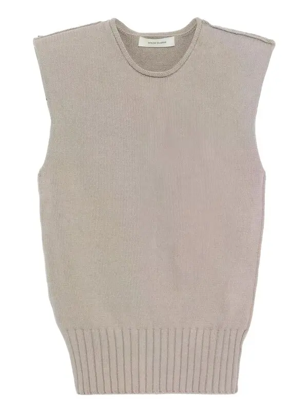 ENTIRE STUDIOS Burns Knit Vest - Grey