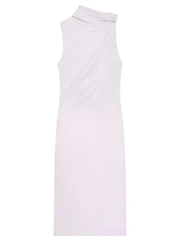COURREGES Draped Mini Dress - Pink