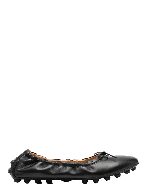 TOD'S Gommino Ballerina Shoes - Black