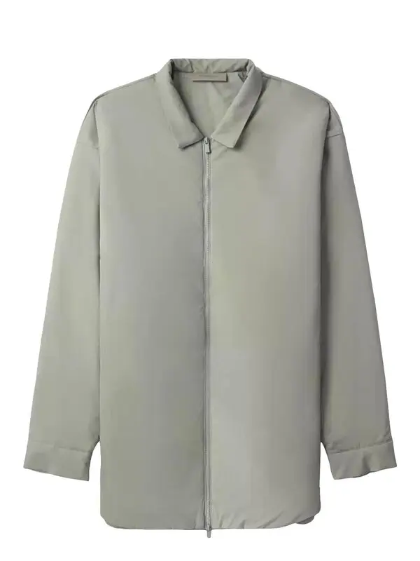 Fear Of God Logo-print Padded Shirt Jacket - Grey