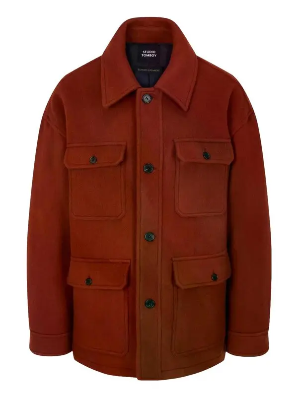 STUDIO TOMBOY Wool Worker Jacket - Orange