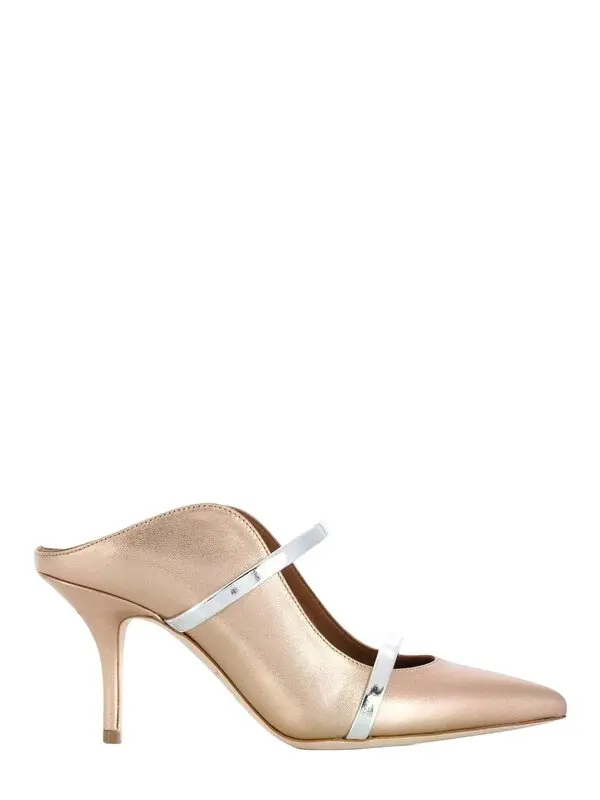 MALONE SOULIERS Maureen Pointed Mules - Gold