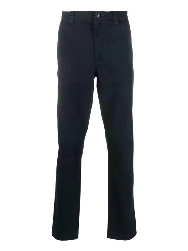 Woolrich Cotton Straight-leg Trousers - Blue