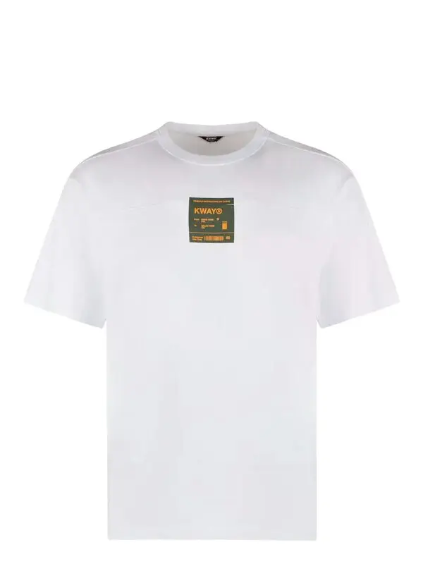 K-WAY Fantome Cotton T-shirt - White