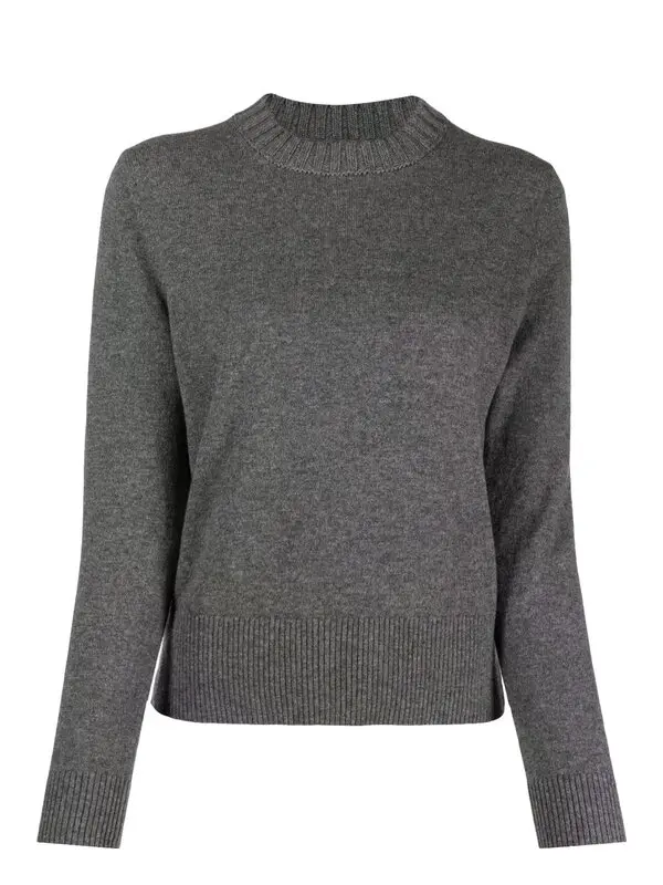 Chinti & Parker Sporty Cropped Jumper - Grey