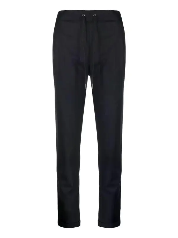 Fabiana Filippi Drawstring-waist Tapered Trousers - Blue