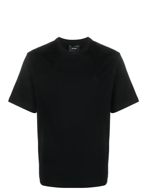 Axel Arigato Embroidered-motif Short-sleeve T-shirt - Black