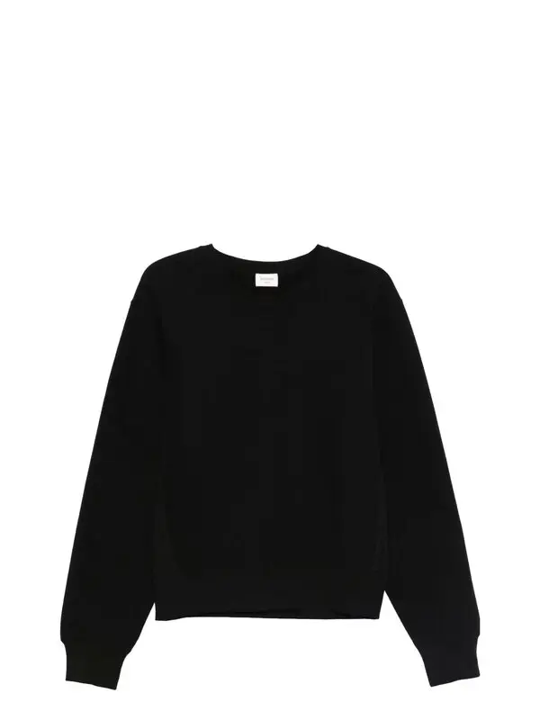 Saint Laurent Cassandre Sweatshirt - Black