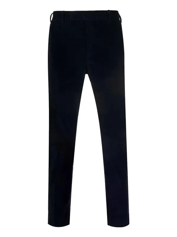 PT TORINO Slim-fit Velvet Trousers - Blue