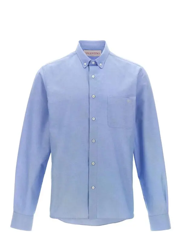 Valentino Garavani Cotton Shirt - Blue