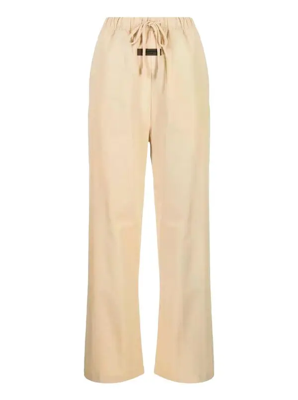Fear Of God Logo-patch Trousers - Brown