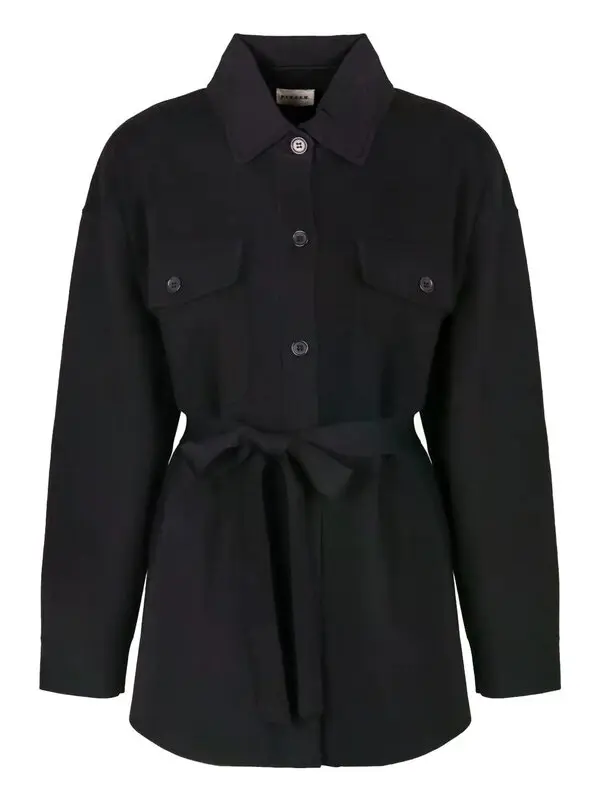 P.a.r.o.s.h Belted Shirt - Blue