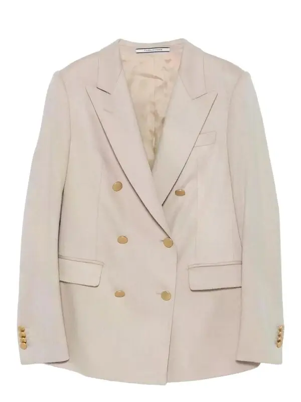 Tagliatore Double-breasted Cashmere Blazer - Neutrals