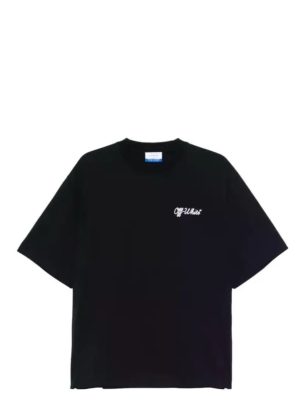 Off-White Script Logo-print T-shirt - Black