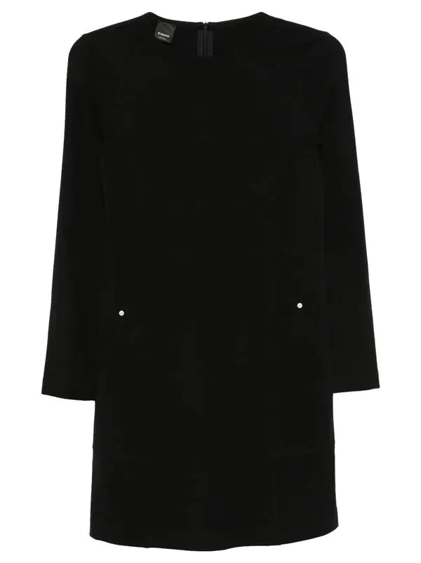 Pinko Stretch-jersey Mini Dress - Black