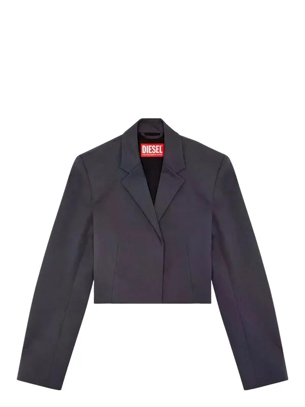 DIESEL® G-milla Cropped Blazer - Grey
