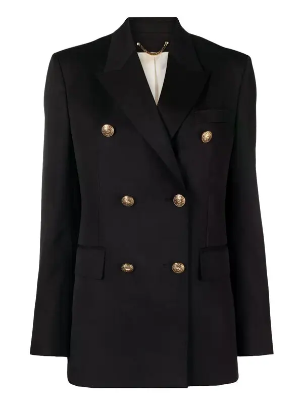 GOLDEN GOOSE Double-breasted Blazer - Black
