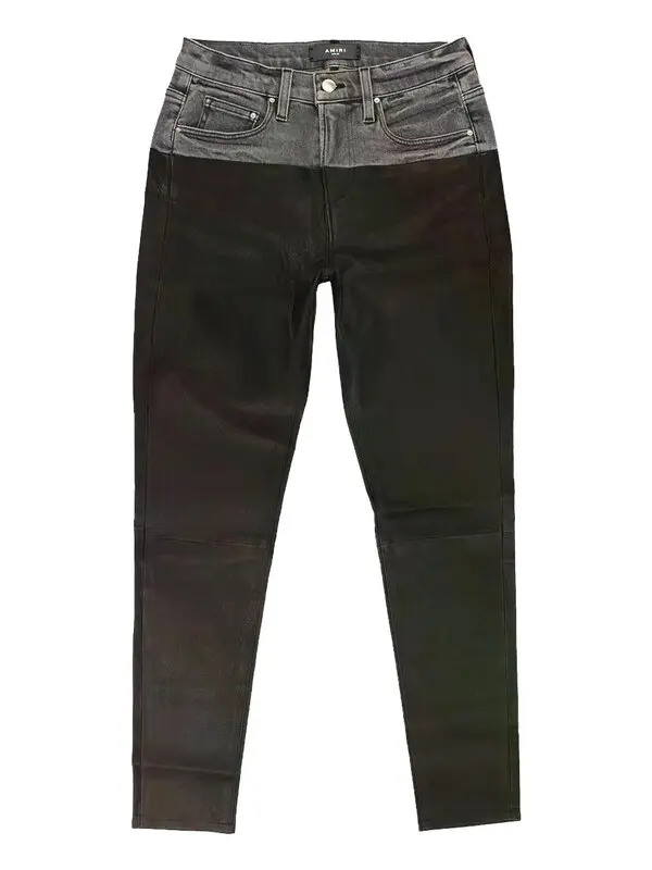 Amiri Leather Trousers - Black