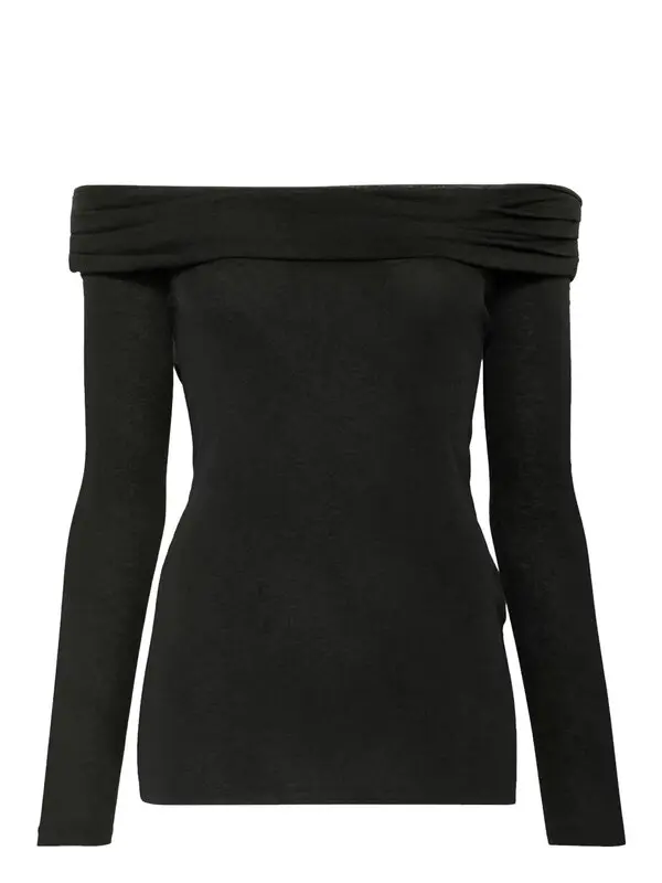 Nanushka Off-shoulder Top - Grey