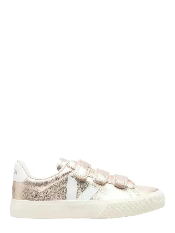 VEJA Recife Metallic Touch-strap Sneakers - Neutrals