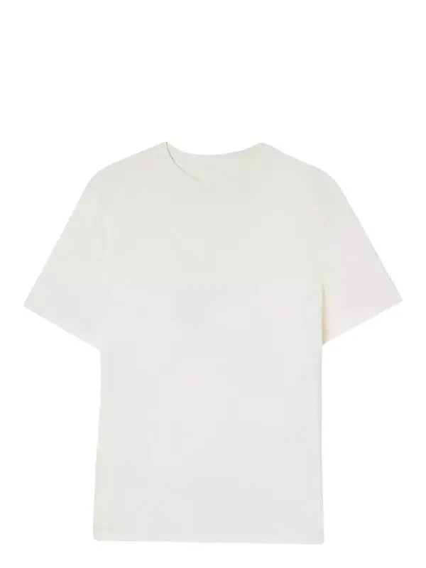 JIL SANDER Logo-print Cotton T-shirt - Neutrals